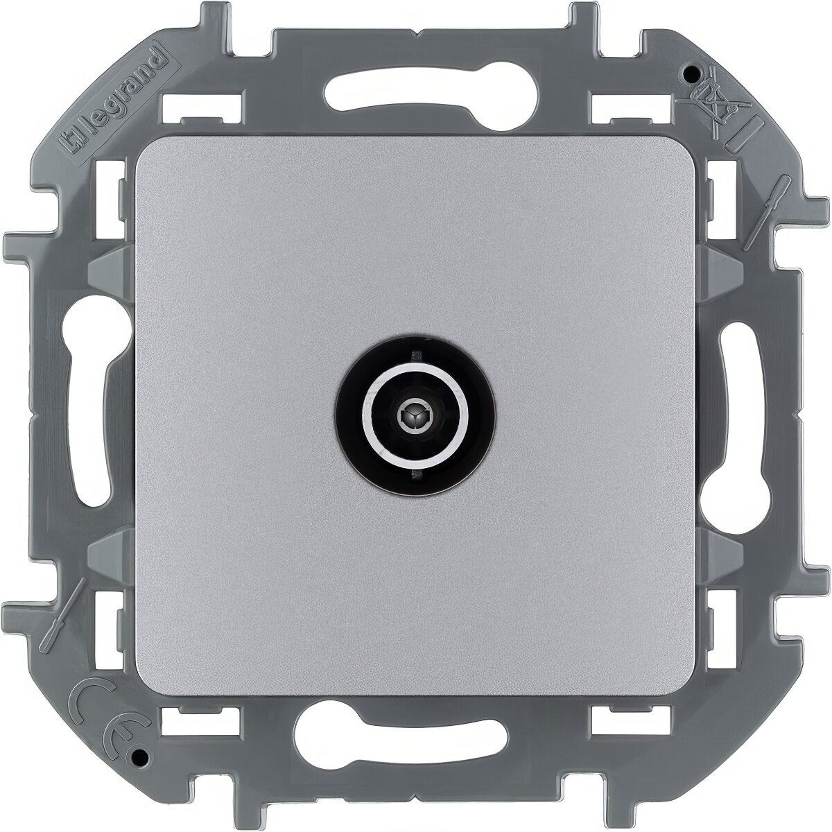 Розетка TV Legrand Inspiria 673862 алюминий
