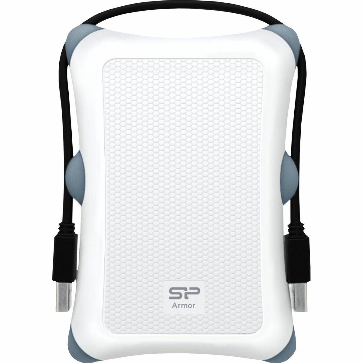 Портативный HDD Silicon Power Armor A30 1 TB USB 3.2, белый, резина (1594881)