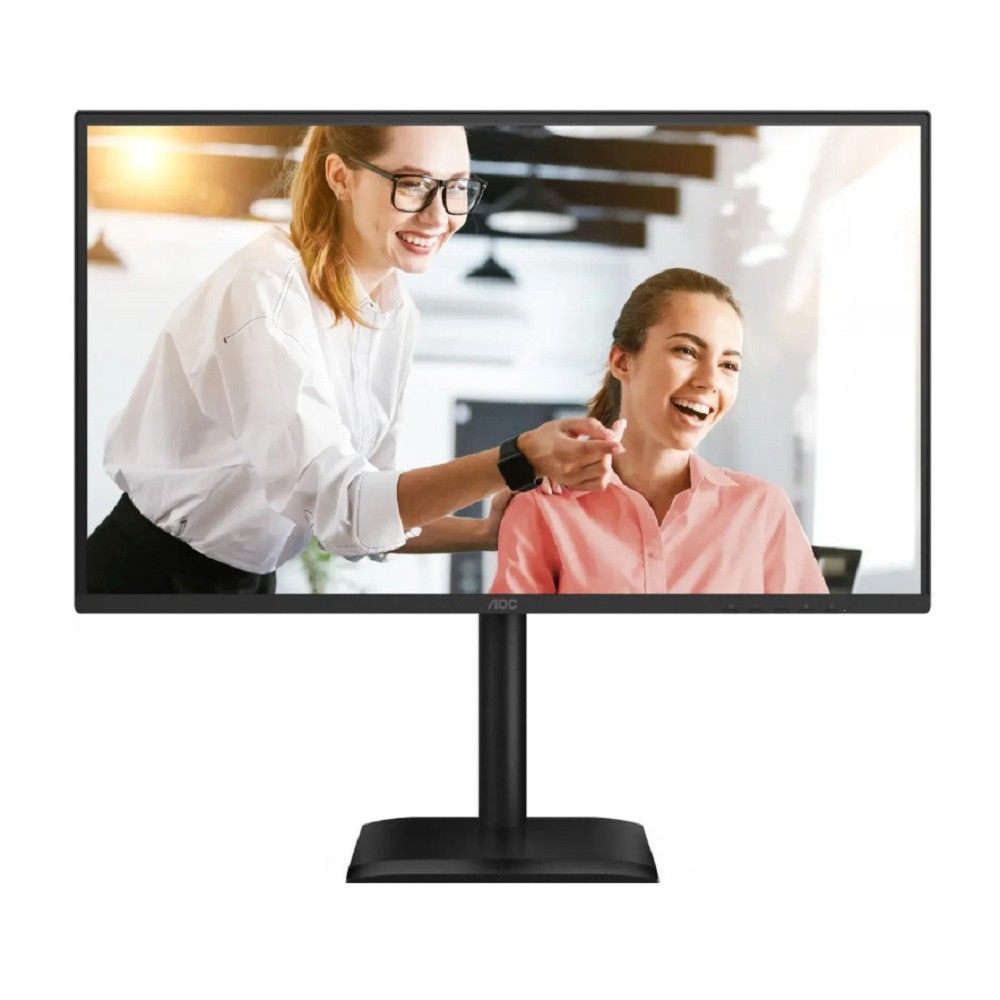 AOC 27" Монитор Q27E4CV (Q27E4CV), IPS, 2560x1440 2K, 120 Гц, черный матовый, черно-серый