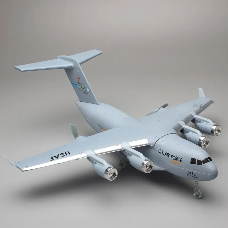 Радиоуправляемый самолет C-17 2,4 ГГц, грузовой планер с фиксированным крылом, модель из пенопласта EPP