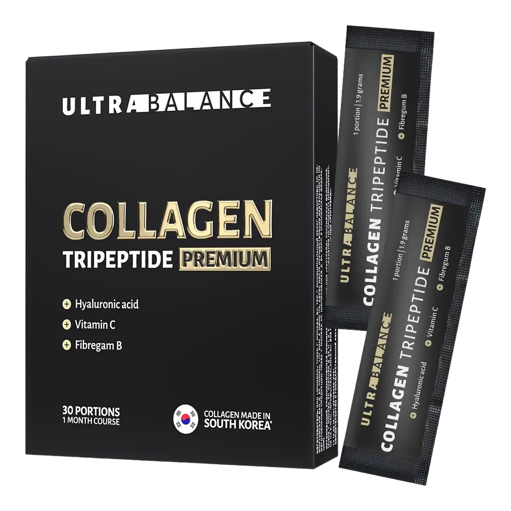 Коллаген Трипептид Премиум UltraBalance Collagen Tripeptide порошок по 1,9 г саше-пакет 30 шт