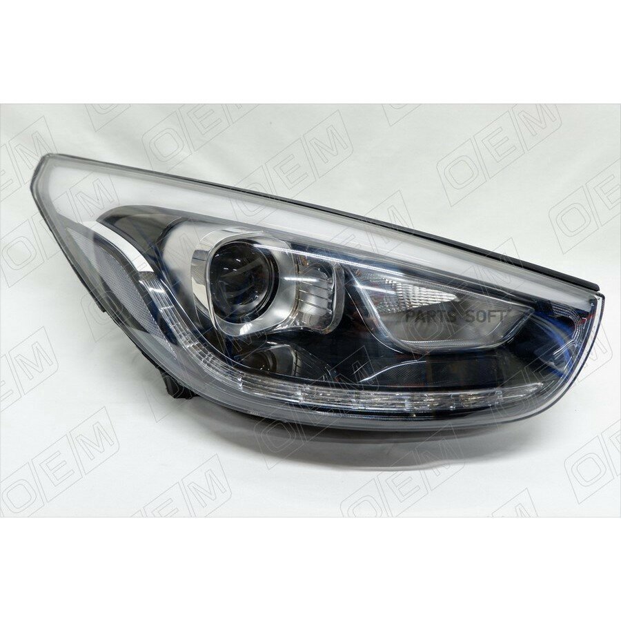 Фара правая Hyundai Ix35 2014-нв, галоген, с корр от официального дистрибьютора, OEM, артикул OEM0171FR
