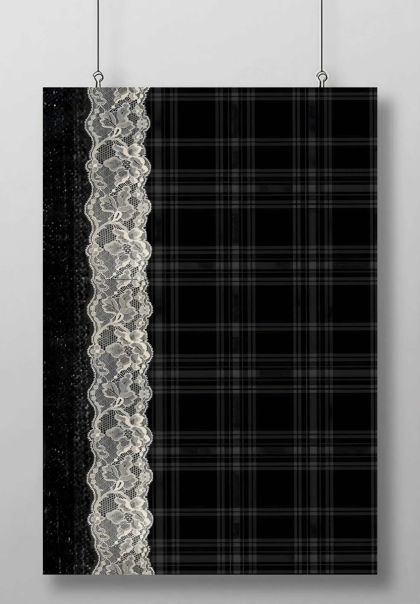 Постер/Плакат Черное Кружево (Black Lace)