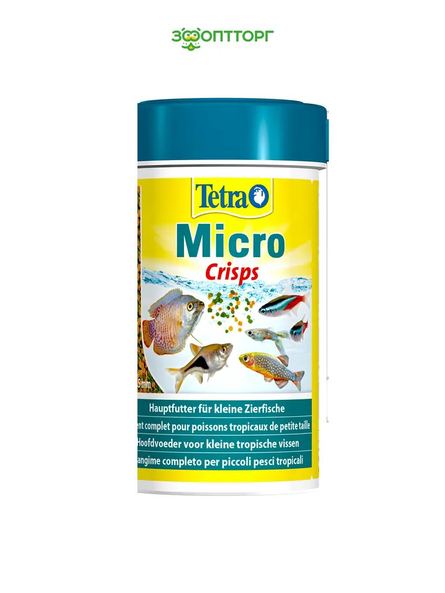 Корм Tetra Micro Crisps для мелких видов рыб, 100 мл