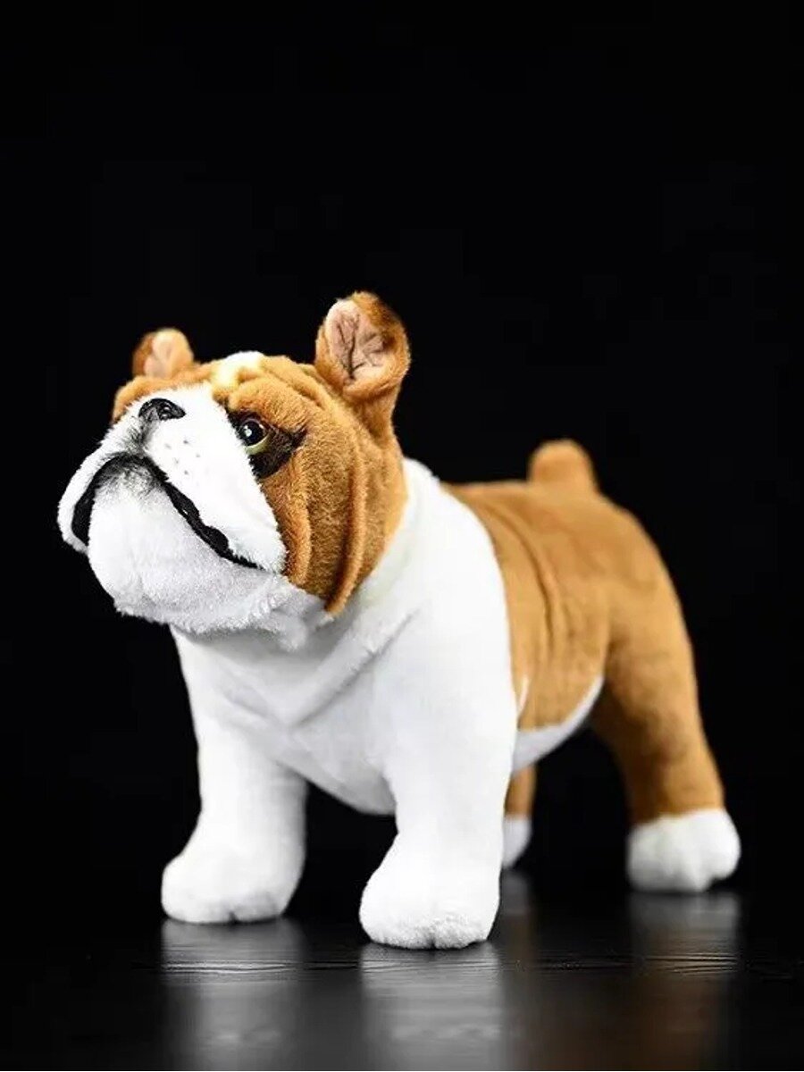 Имитация британского бульдога, в положении стоя, 20 см
