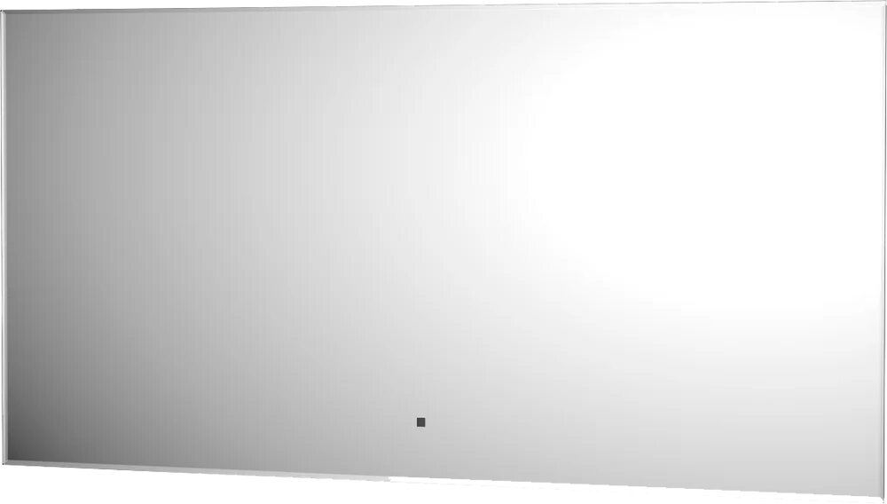 Зеркало Defesto Glow DF 2505RH 100х50 со светодиодной подсветкой, 100 см, пластиковое, зеркало настенное в ванную
