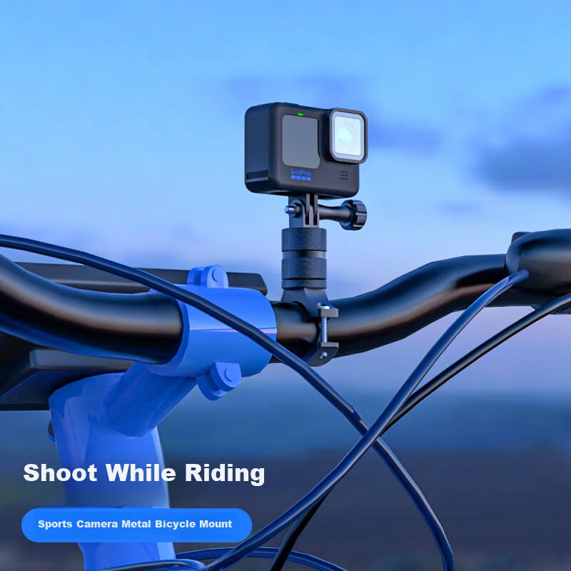 Универсальный велосипедный крепеж для экшн-камер GoPro DJI Action 5/6 Insta360 Ace Pro 2 Цвет：Велосипедный крепеж