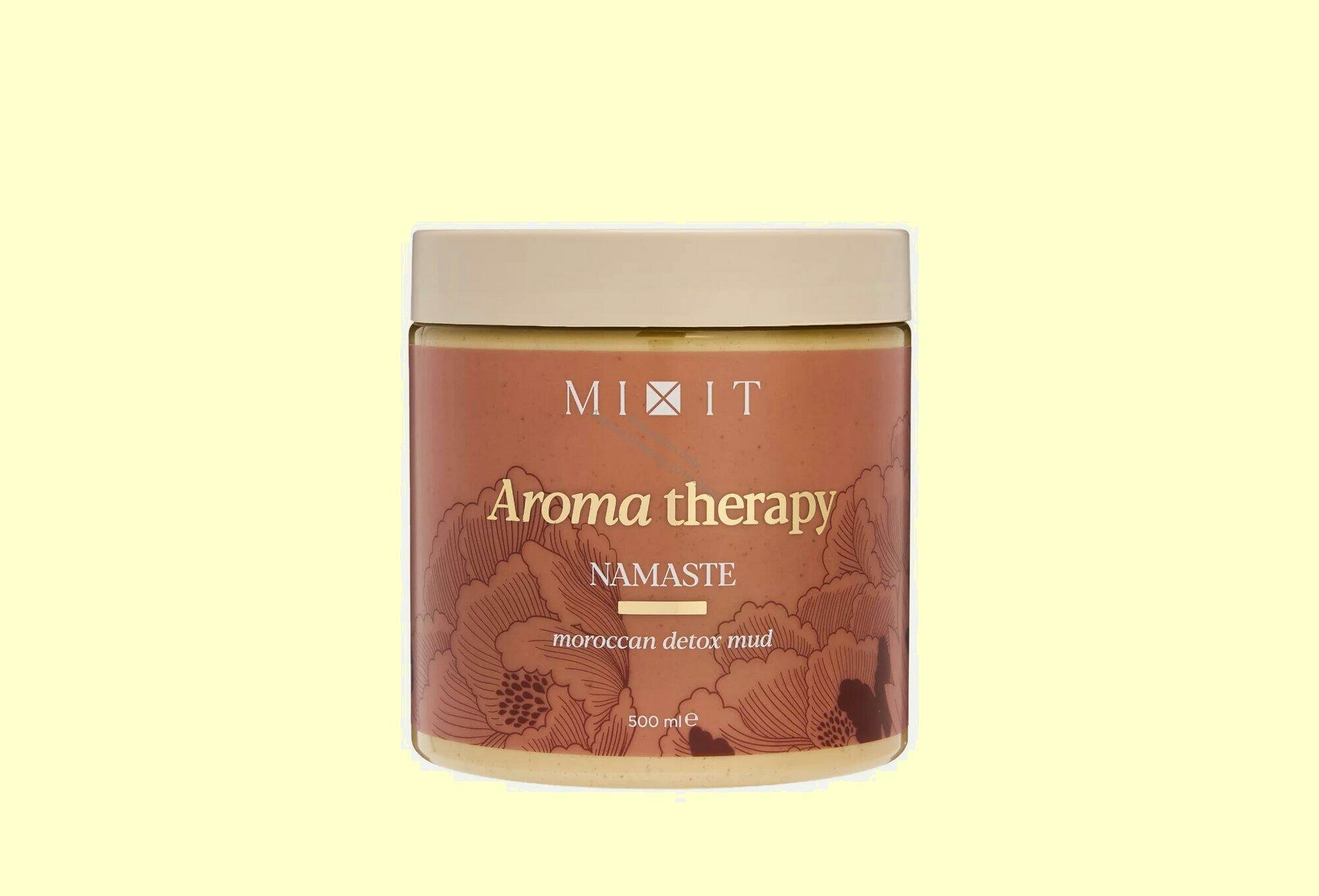 Грязевая маска для тела MIXIT Namaste, аромат с нотами лаванды, сандала и кедра, 500 г