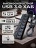 USB хаб 3.0 на 7 портов с индивидуальными выключателями, кабель 1.2 м, черный