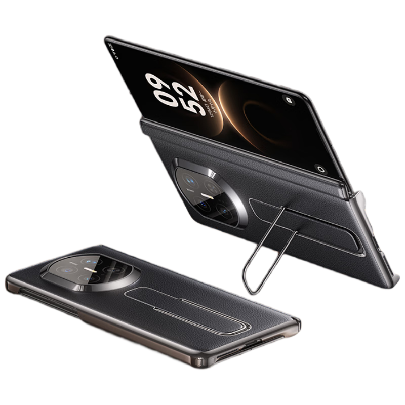 Mofi Central Axis задняя крышка для сверхтонкого магнитного кожаного чехла Huawei Mate X7, черный, полное покрытие
