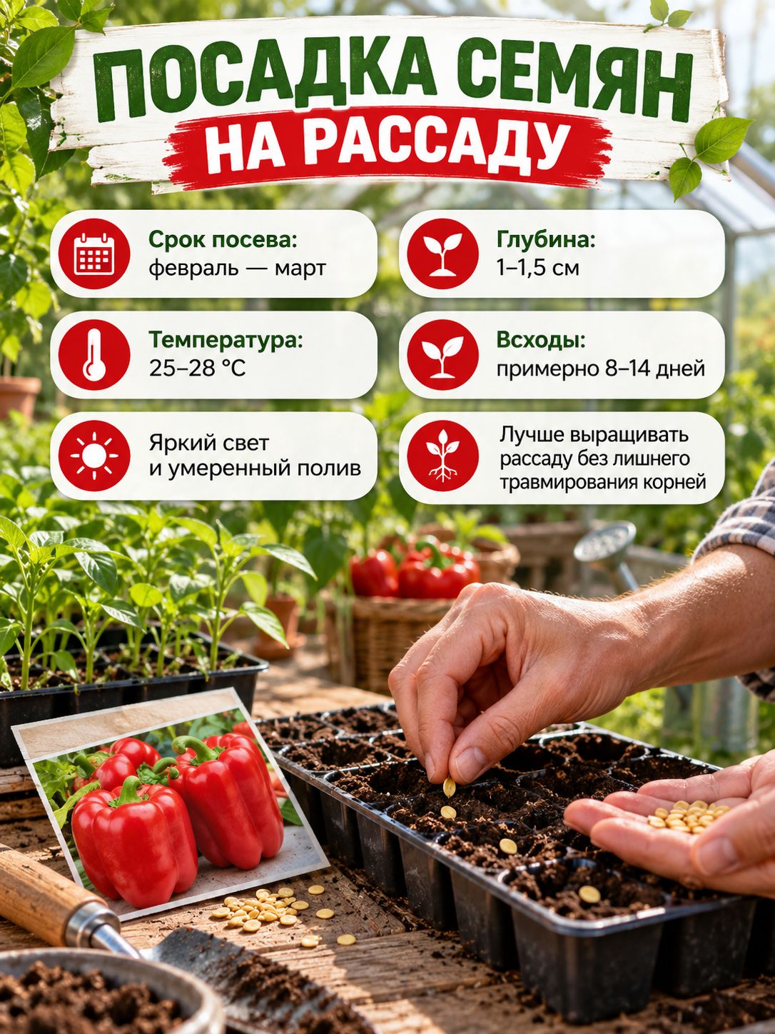 Семена перца Геркулес — фото 1