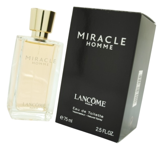 Lancome Miracle Homme туалетная вода мужская 75 мл - Ланком Миракл Хом мужской парфюм