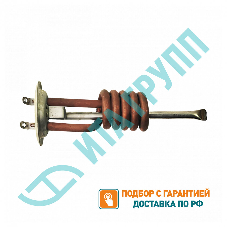 ТЭН 2кВт (2000Вт) RF для водонагревателя Thermex, Garanterm, М6, контакты под винт, 10355