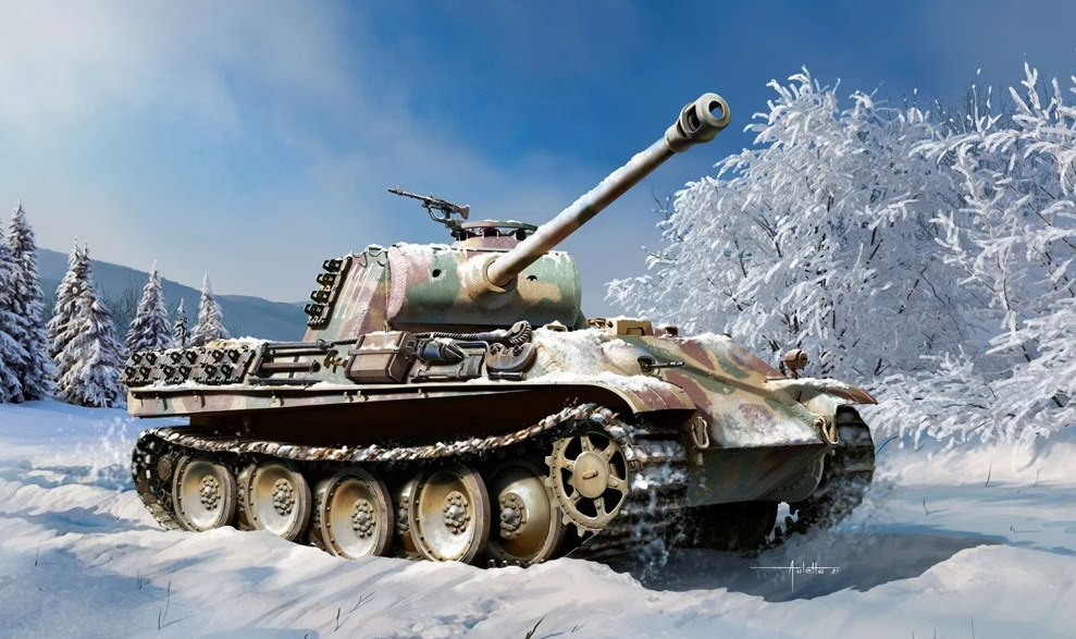 Сборная модель "Техника и вооружение Pz.Kpfw.V Panther Ausf.G "Ver. Early" (1:35), артикул 13529