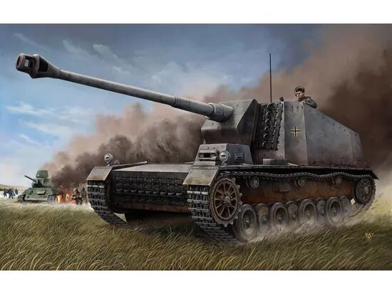 Trumpeter 00350 1/35Немецкая 128-мм самоходная артиллерийская установка