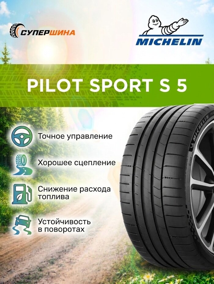 Шины Michelin Pilot Sport S 5, летние, 295/35, R21, для легковых авто