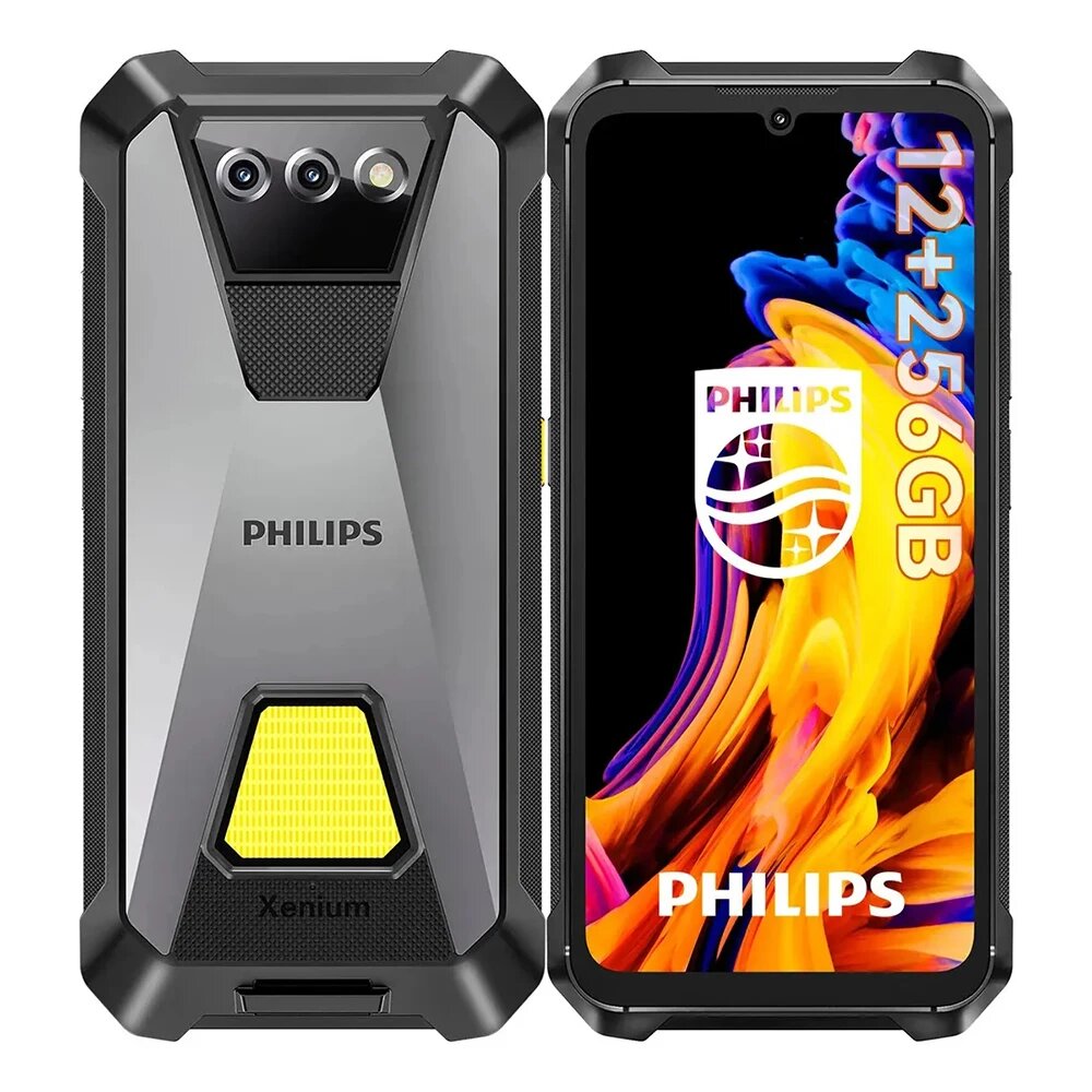 PHILIPS S8325 Прочный смартфон, 6ГБ/ 256 ГБ, global, NFC, Nano-SIM, 10200 мАч, 48 МП
