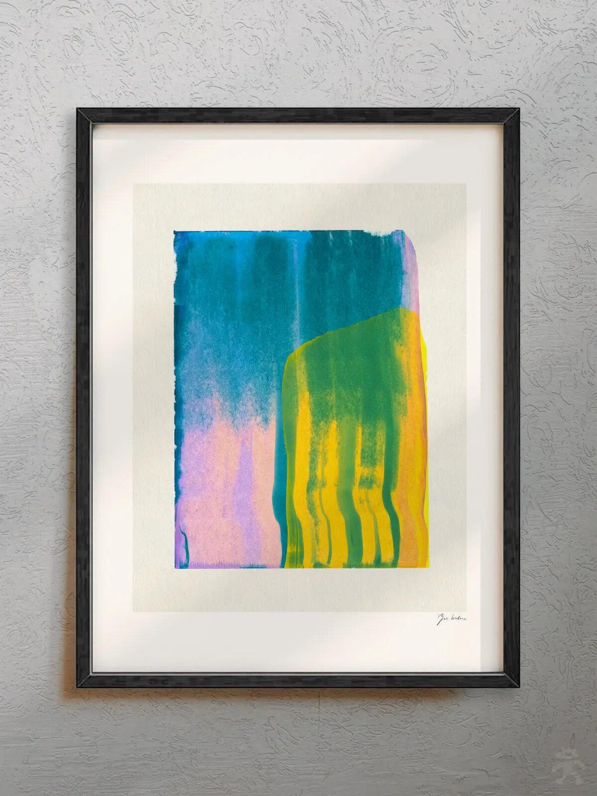 Интерьерный постер "Chromatic Blaze" в стиле pinterest, формата 30x40 см.
