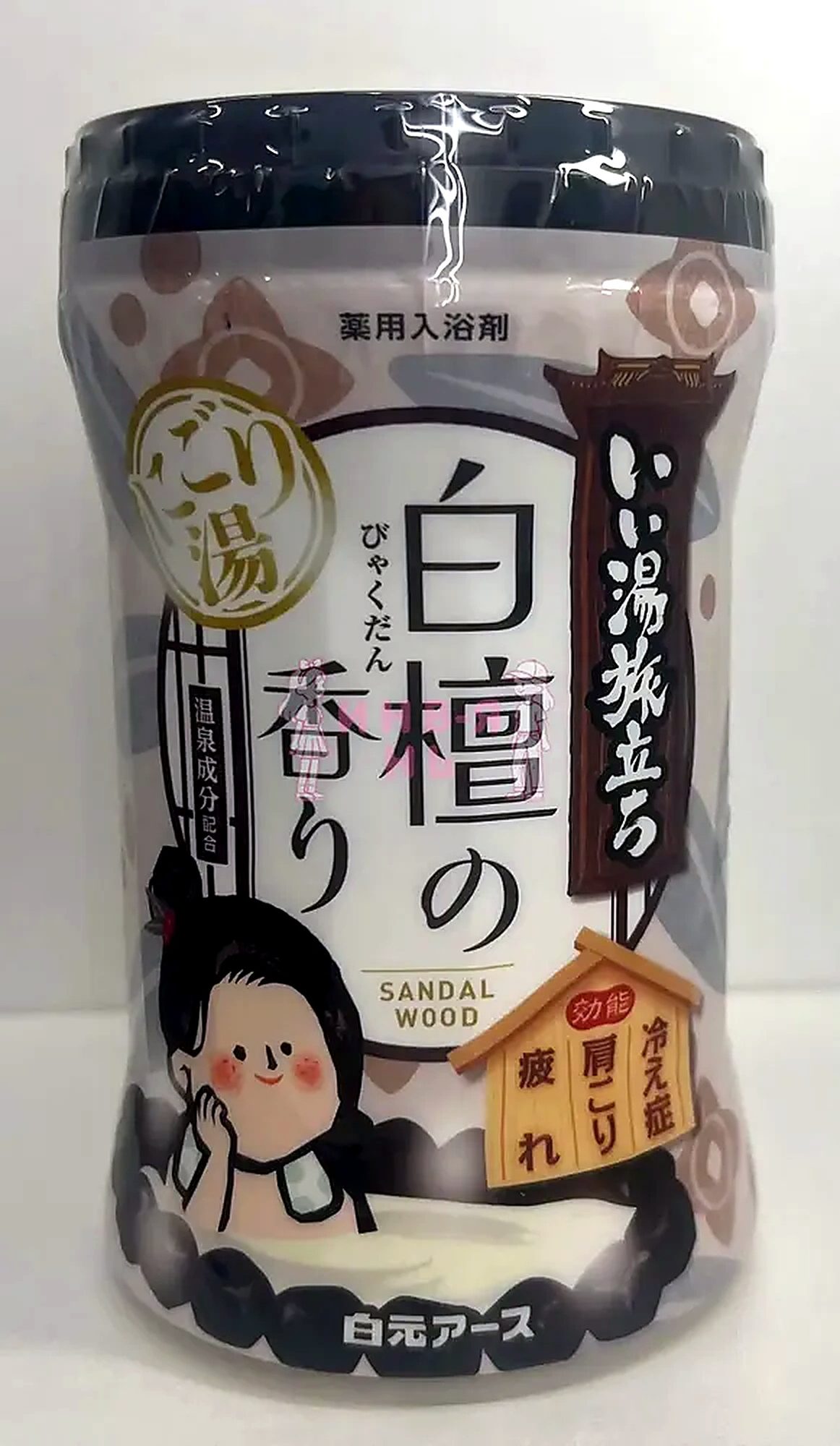 Hakugen Earth Пудра для ванны, 600 г.