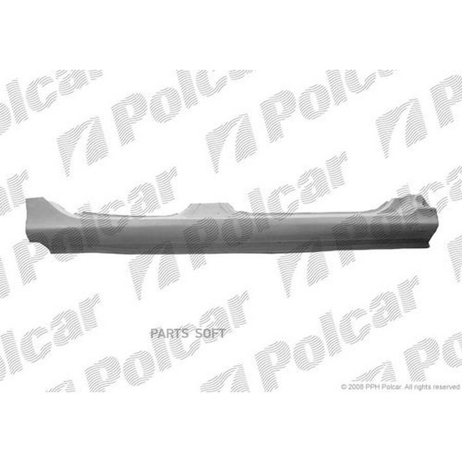 Порог левый MEGANE/SCENIC 95-99, MEGANE 99-02 POTRYKUS оцинкованная сталь от официального дистрибьютора, POLCAR, артикул 600741Q
