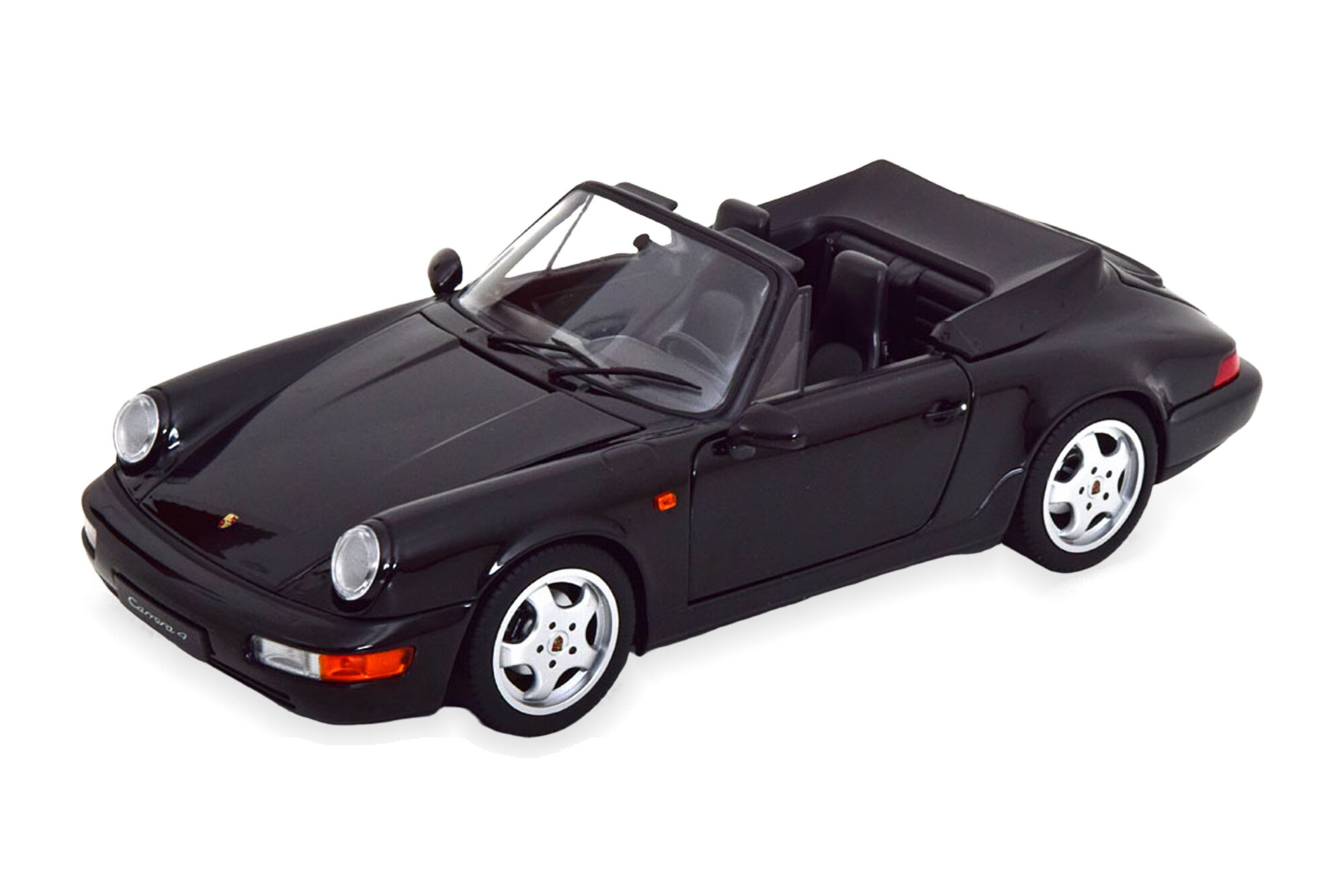 Модель коллекционная NOREV Porsche 911 (964) carrera 4 convertible 1990 black metallic