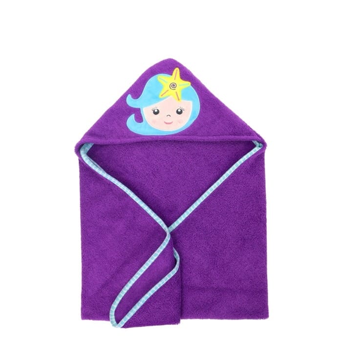 Полотенце для ванной Zoocchini Русалочка, фиолетовый, 76х76 см