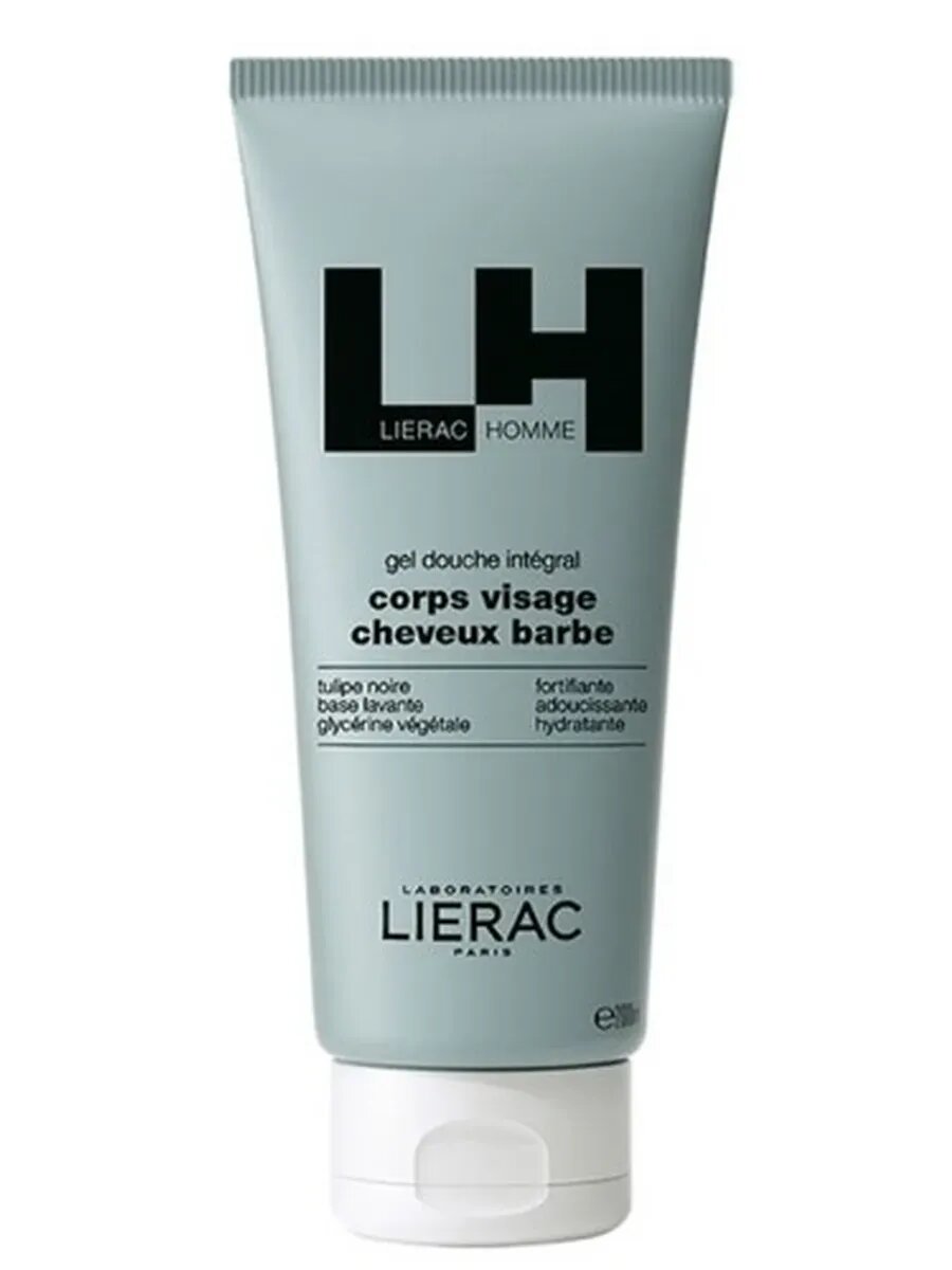 #Lierac homme гель для душа для мужчин для тела и вoлoc 200 мл#