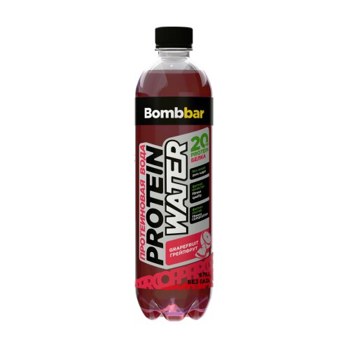 Bombbar Напиток безалкогольный негазированный с протеином со вкусом грейпфрута 500 мл