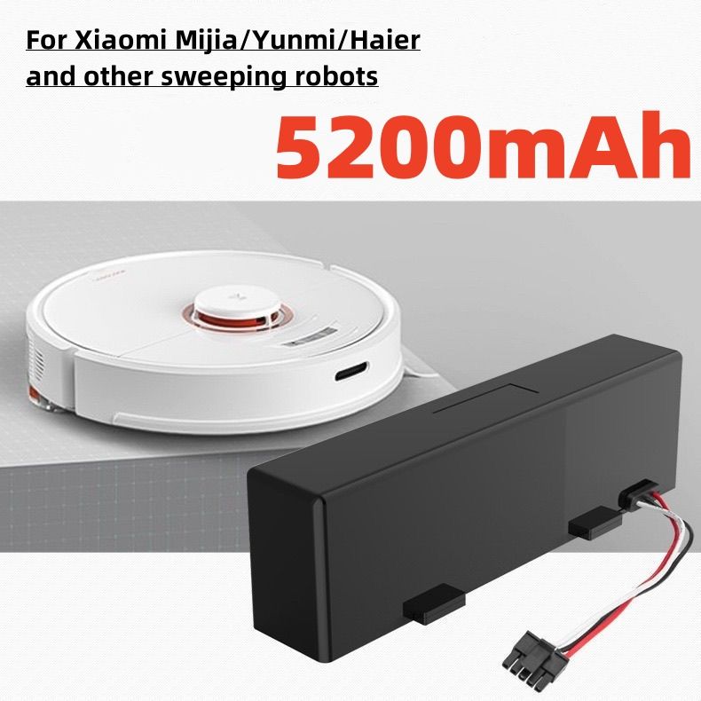 5200 мАч 14,4 В Аккумулятор INR18650 MH1-4S1P-SC для робот пылесоса Xiaomi Mijia LDS STYTJ02YM, V-RVCLM21B, Xiaomi STYJ02YM