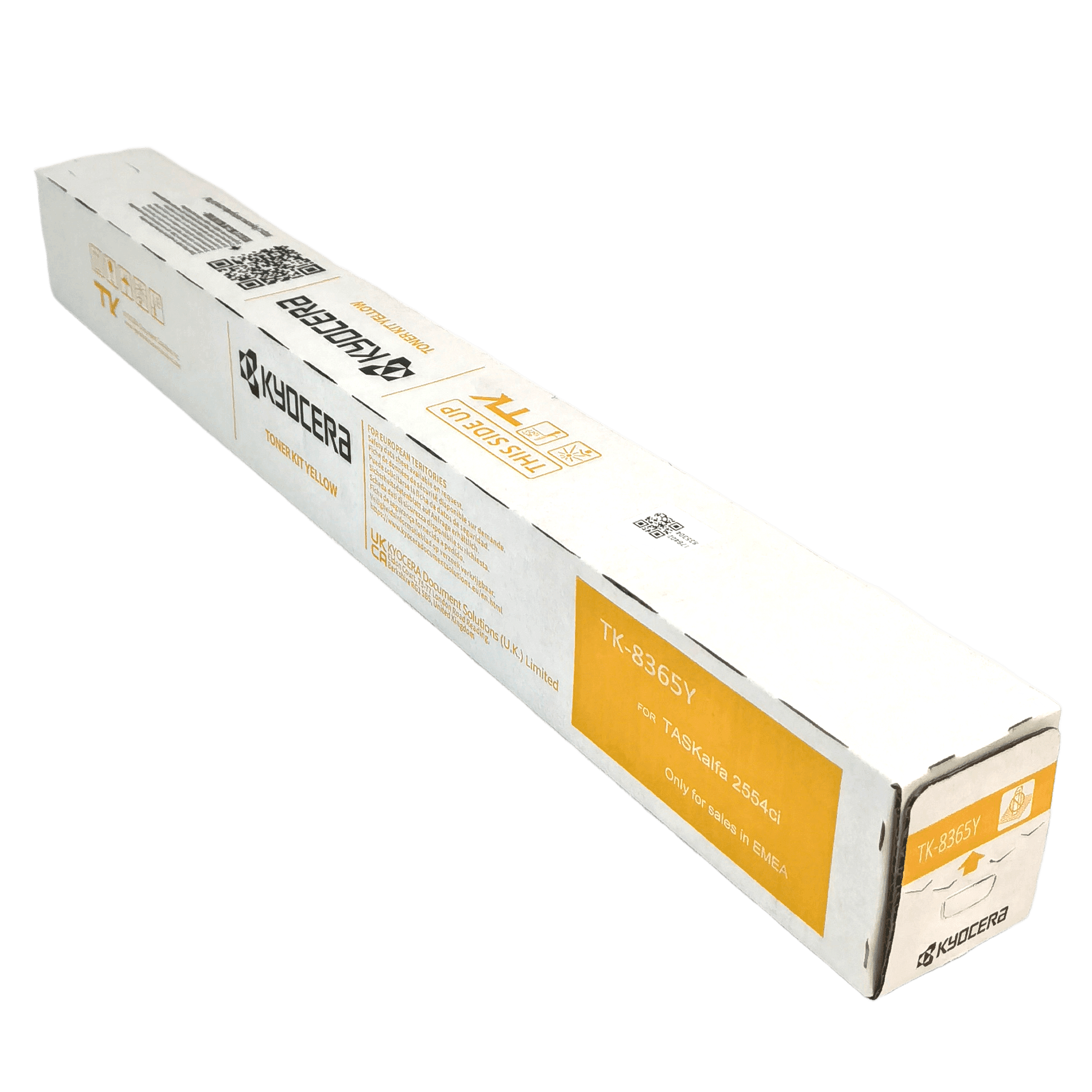 Тонер-картридж для принтера Kyocera TK-8365Y, Yellow/Желтый, ресурс 12000 страниц