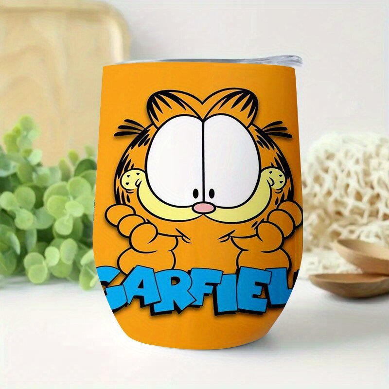 Подарочный термос из нержавеющей стали 12 oz, герметичный, многоразовый, можно мыть вручную, универсальный термоизолированный контейнер для напитков с игрушечным дизайном, прочная дорожная емкость, 1 шт.