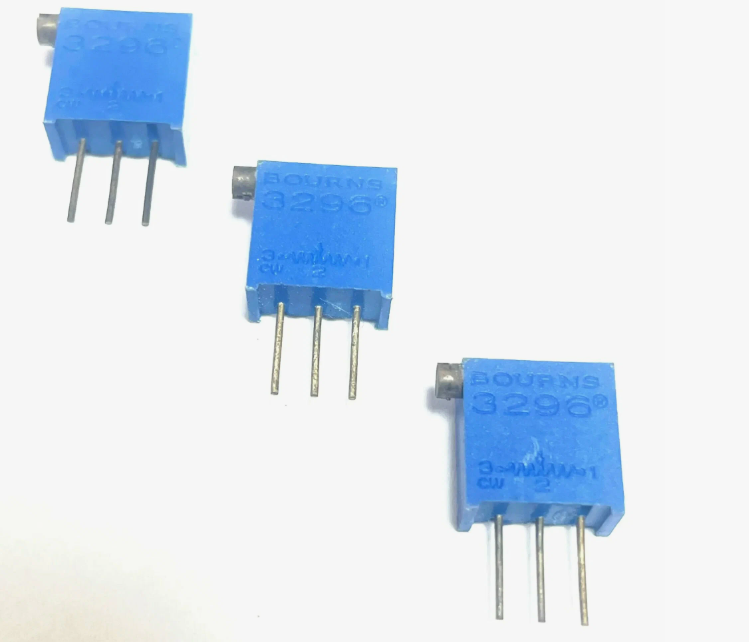 1кОм 0.5Вт 3296W 20%, подстроечный резистор (3 штуки)