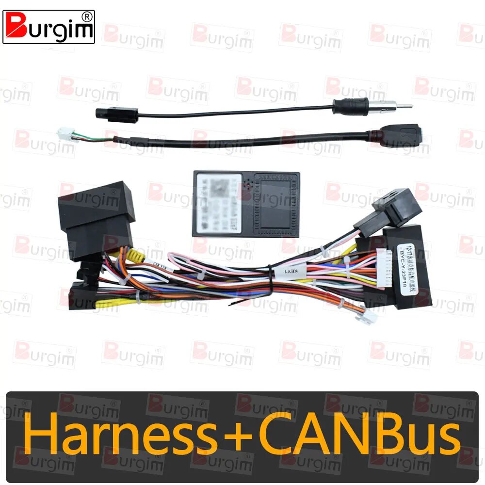 16-контактный автомобильный стерео шнур питания кабель адаптер Canbus декодер для Ford Ecosport 2012-2017 Android радио жгут проводов соединитель