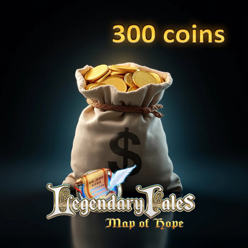 Дополнение Legendary Tales 4: Map of Hope - 300 coins, цифровое издание PlayStation 5, регион Индонезия / код пополнения баланса