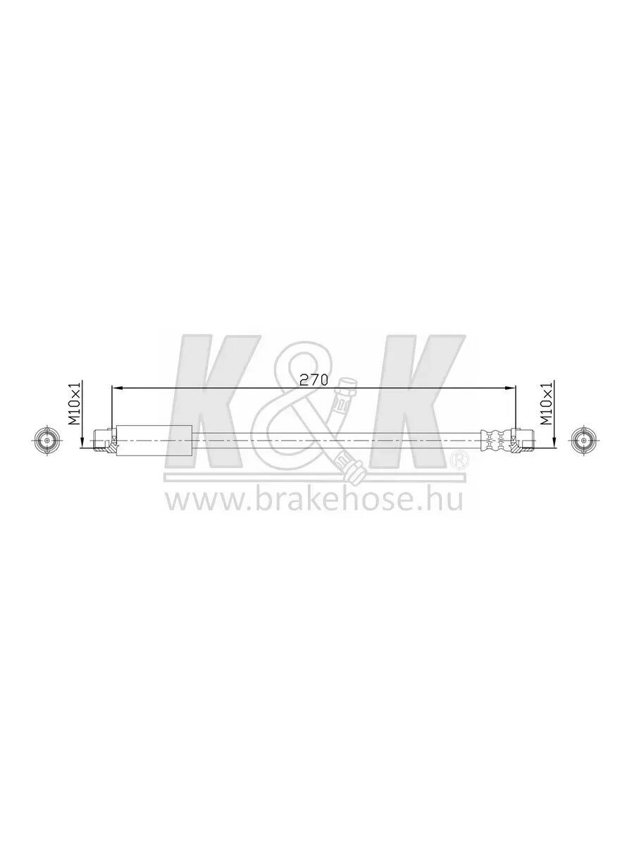 Тормозной шланг Audi A6 C4 4.2 S6 Plus K&K