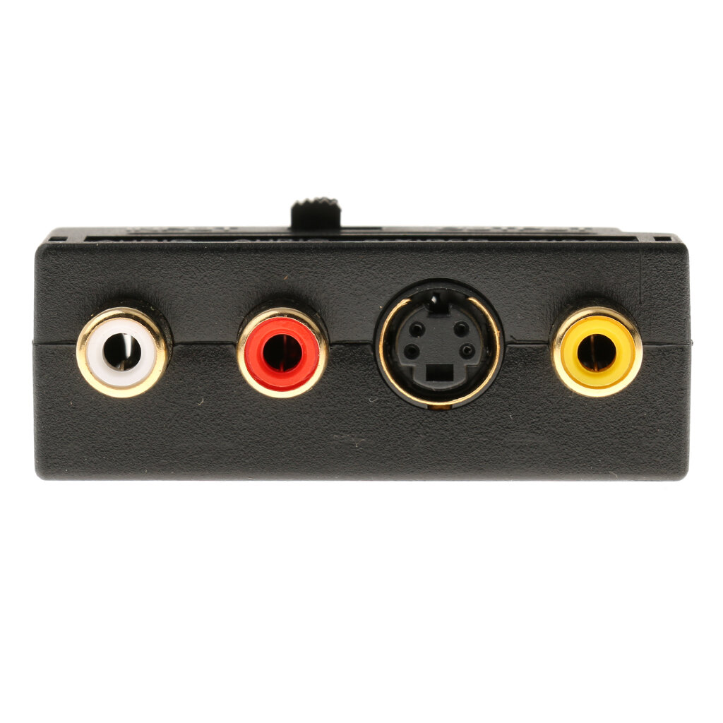 Адаптер SCART на 3x RCA, тройной композитный видео-аудио-AV вход.