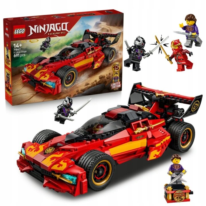 Конструктор LEGO Ninjago - Автомобиль Ninja Chaser X-1 691 эл. - Лего Ниндзяго 71867
