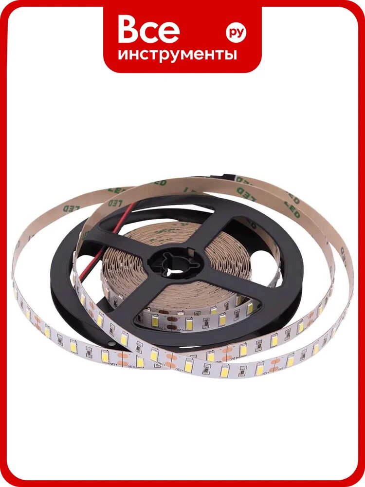 Светодиодная лента SWG 12 Вт/м SMD5630, 12В, IP20, Холодный белый, 3М SWG660-12-12-W-M