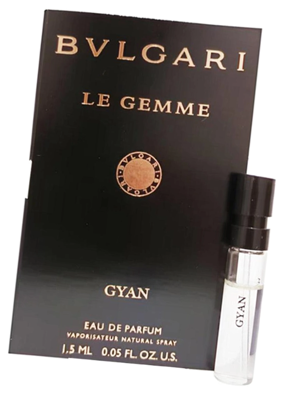 Парфюмерная вода Bvlgari Gyan 1.5 мл миниатюра мужская - Булгари Гиан Ле Джемм Кашмирский