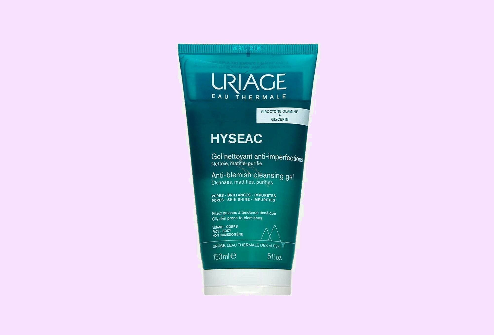 Очищающий гель для лица и тела Uriage HYSEAC, для жирной кожи, 150 мл