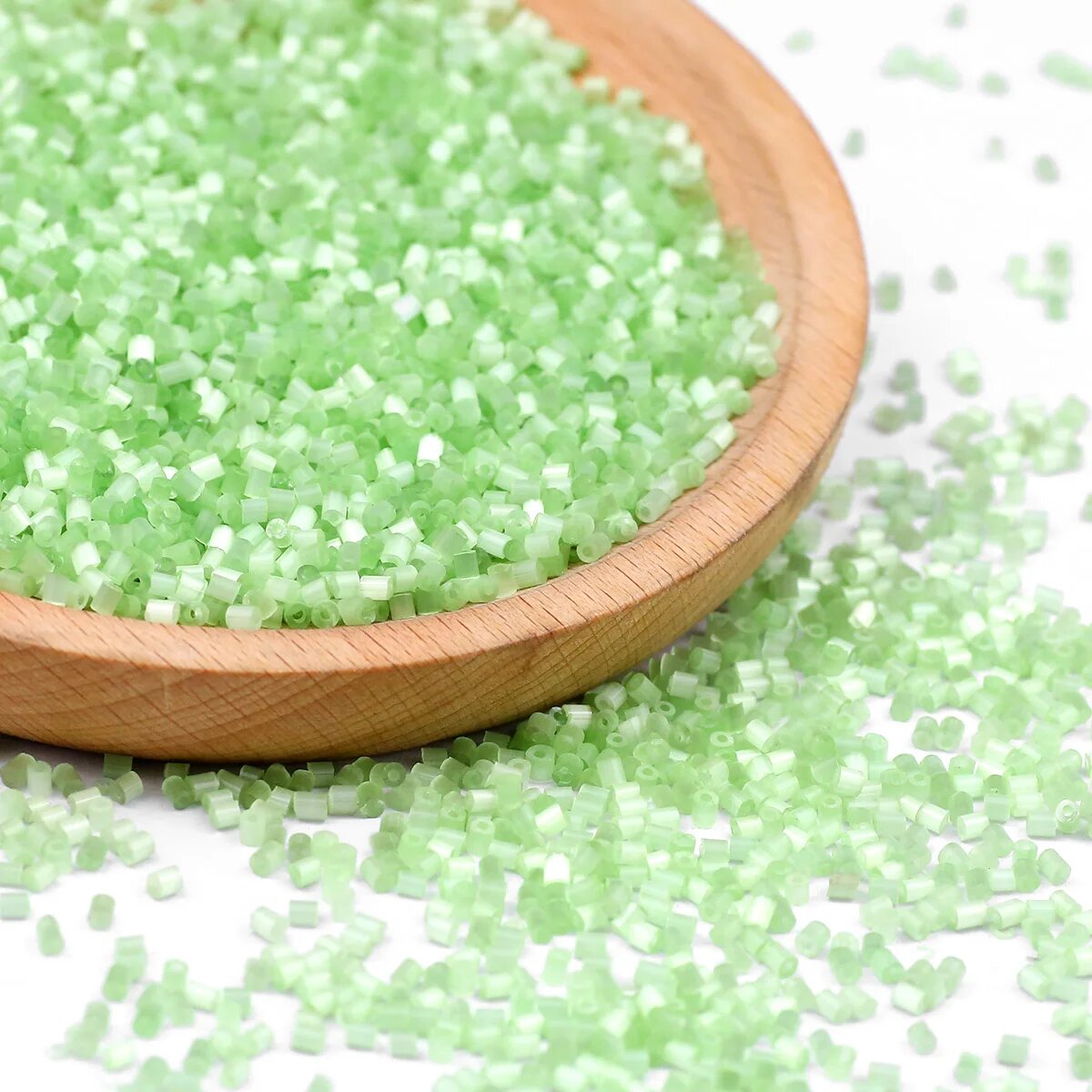 Бусины JHNBY "Кошачий Глаз" 2мм 1Pack about 30g, 09. Green
