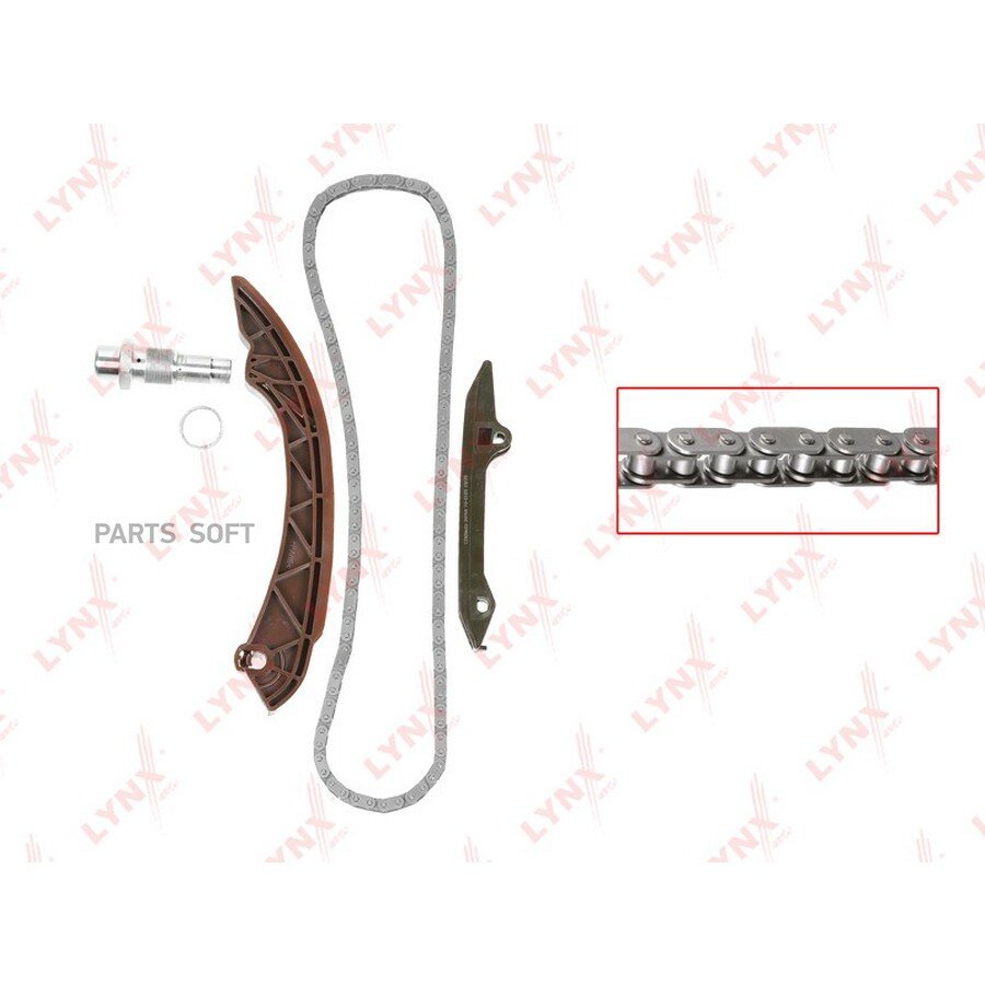 Комплект цепи ГРМ BMW (E36/E46) 2.0-2.8 90-05 / 5 (E34/E39/E60) 2.0-3.0 89-10 / 7 (E38/E65) 2.8-3.0 95-08 / X3 (E83) 2.5-3.0 04> / X5 (E53) 3.0 00-06 от официального дистрибьютора, LYNXAUTO, артикул TK0187