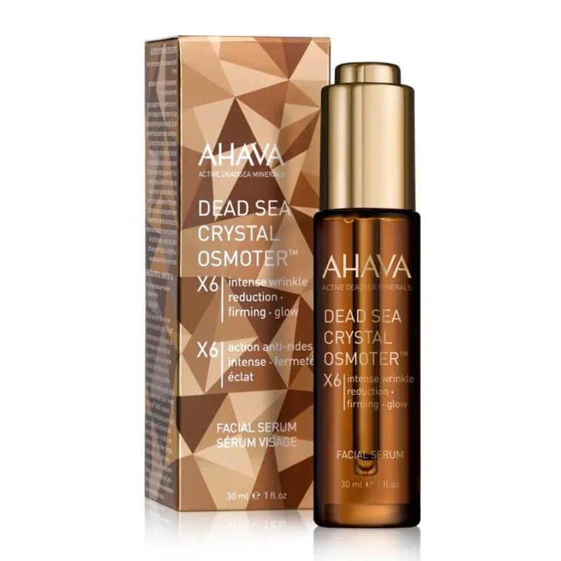 Ahava Концентрат минералов мертвого моря crystal osmoter 6x, сыворотка для лица 30 мл 30 мл