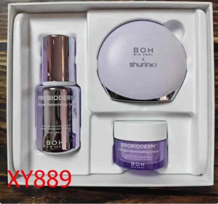 BIOHEAL BOH (Корея) Комплект для лифтинга: Антивозрастной массажер Pore-Shrink Deep Shot + Коллагеновый сыворотка (30мл) + Коллагеновый крем (20мл)