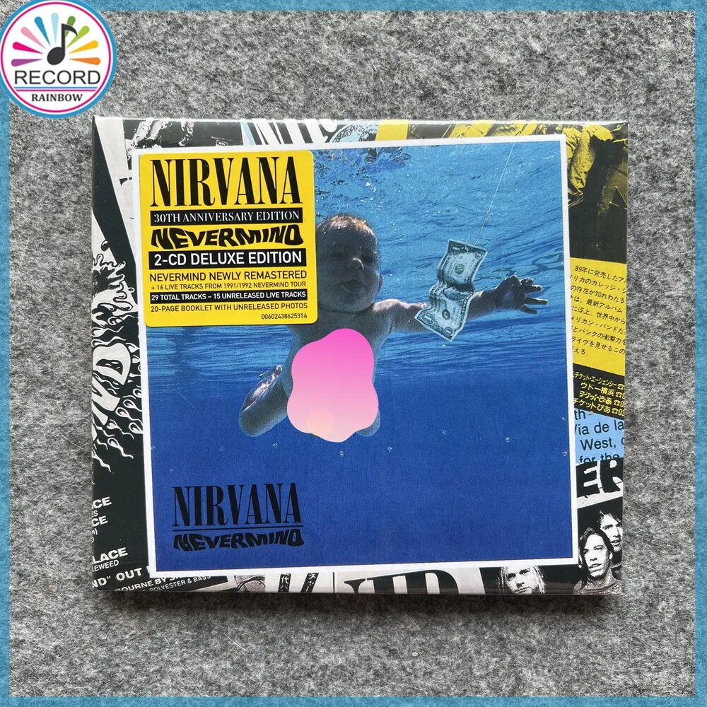 CD Nirvana Nevermind 30, 2 диска, новый запечатанный