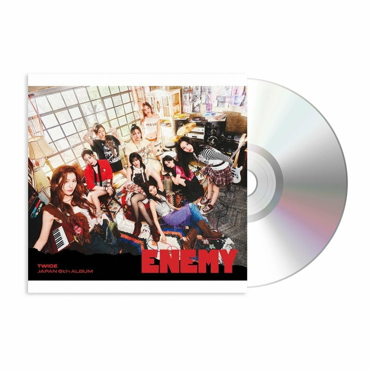 Музыка CD TWICE - ENEMY CD+DVD+Booklet+Trading Card / New, 1CD, SS, Mint