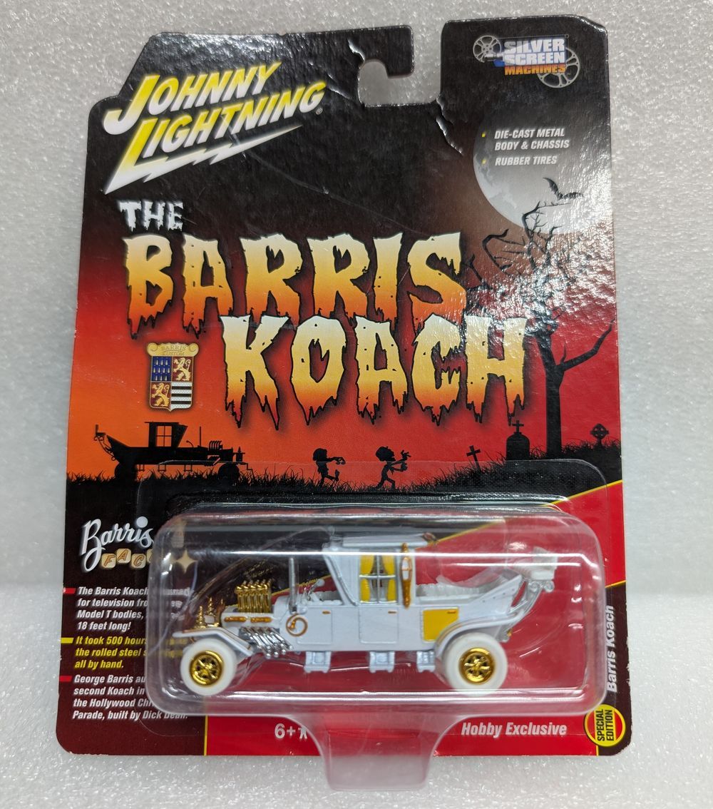 (CHASE) Johnny Lightning Barris Koach (серия Hobby Exclusive, The Munsters, JLSS002) - Коллекционная машинка