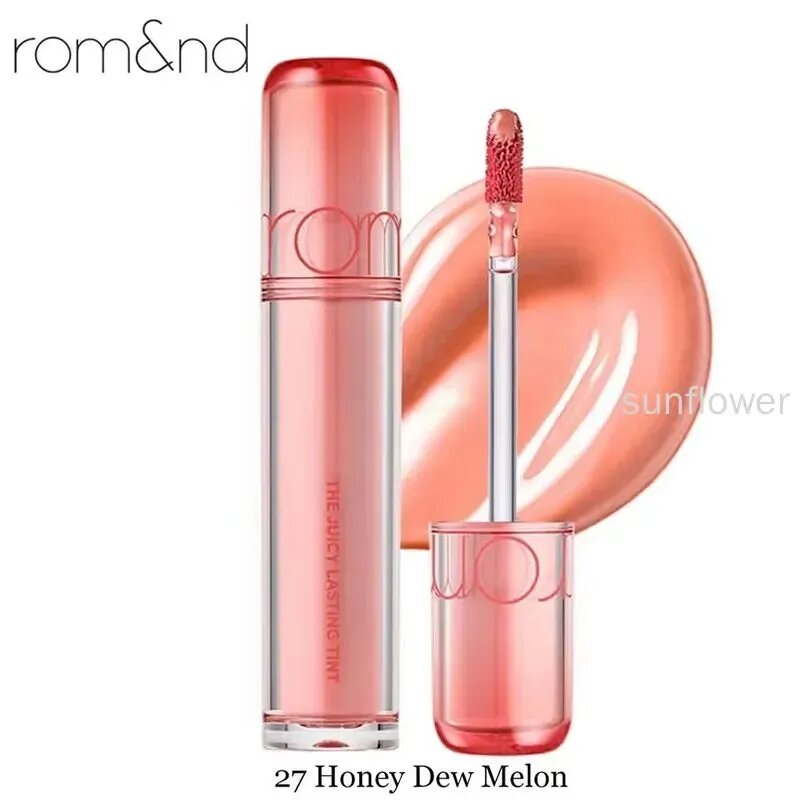 ROMAND блеск для губ (27 Honey Dew Melon) ROM&ND 2.0 The Juicy Lasting Tint 3.5g, Корейская косметика