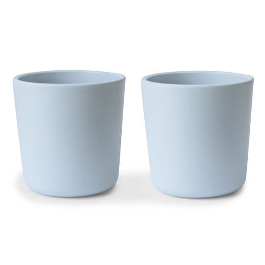 Стаканчики детские Mushie, powder blue, 225 мл, 2 шт
