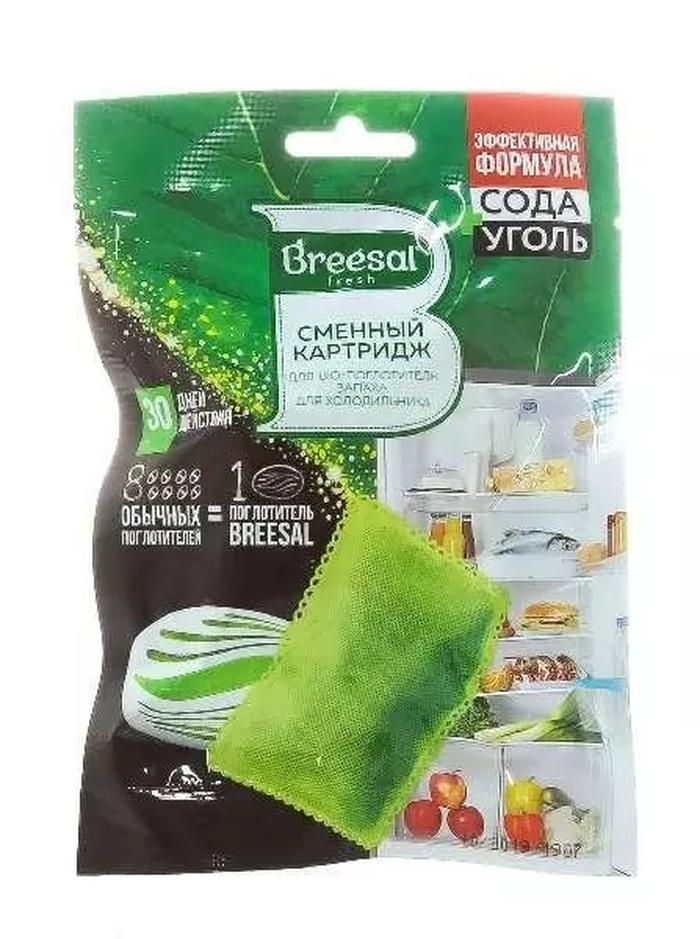 Сменный картридж для поглотителя запаха для холодильника Breesal 80 г